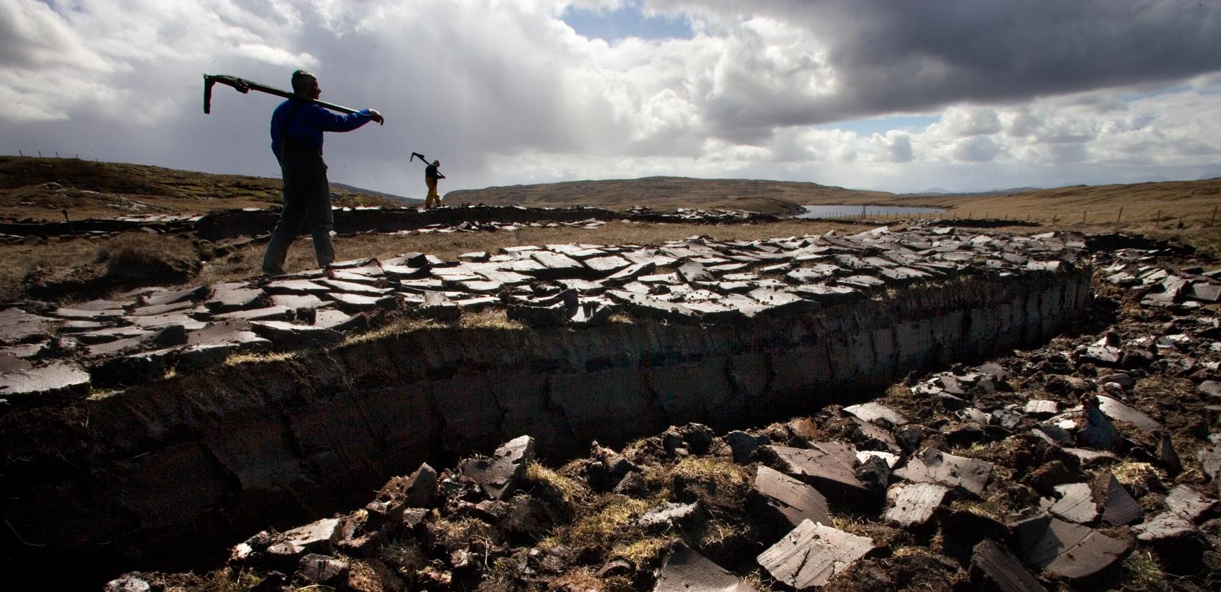 Peat Cutting - Hebridean Way